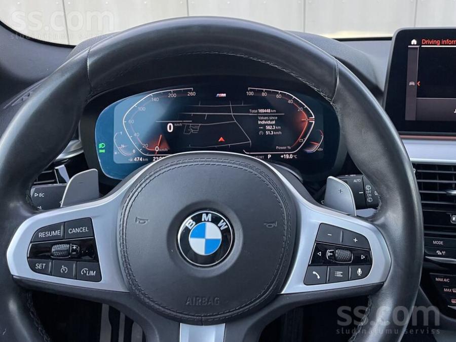 Pelēks BMW 520 2020 Rīga, ar dzinēja tilpumu 2.00 L un nobraukumu 169 tūkst. km par 24990 €, foto 28 vietnē AUTOMOTO.COM.LV