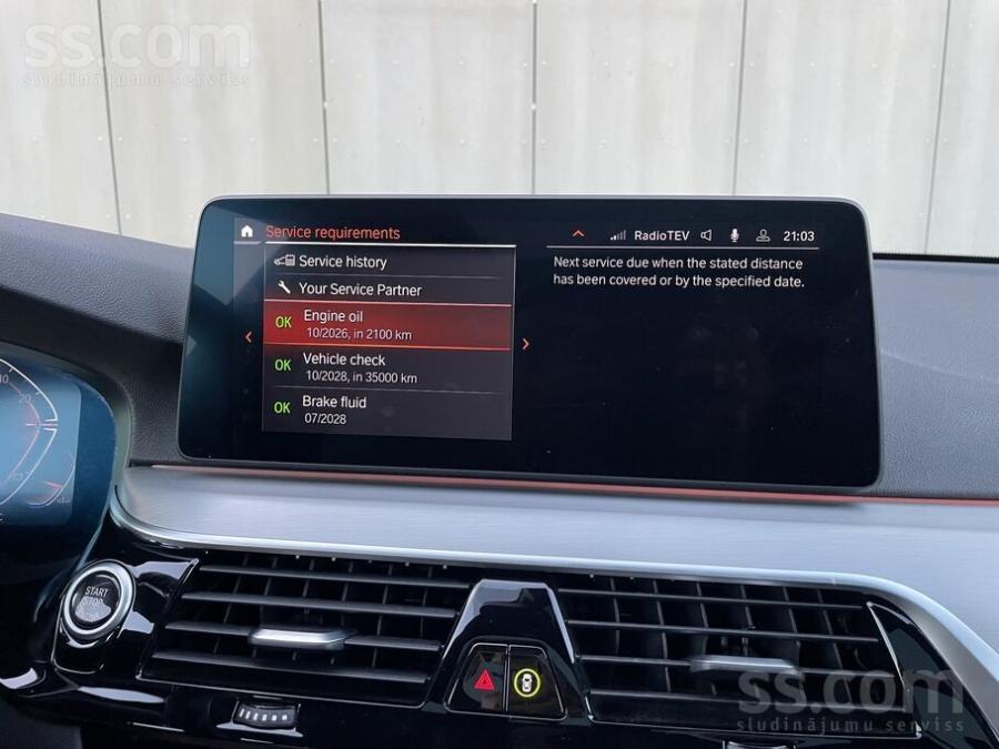 Pelēks BMW 520 2020 Rīga, ar dzinēja tilpumu 2.00 L un nobraukumu 169 tūkst. km par 24990 €, foto 31 vietnē AUTOMOTO.COM.LV