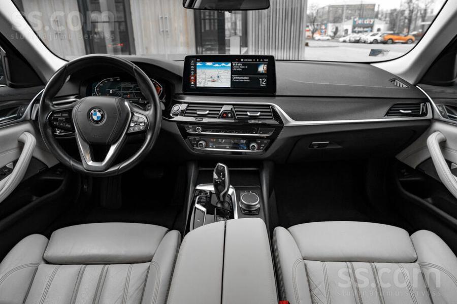 Pelēks BMW 520 2021 Ogre, ar dzinēja tilpumu 2.00 L un nobraukumu 98 tūkst. km par 32500 €, foto 7 vietnē AUTOMOTO.COM.LV