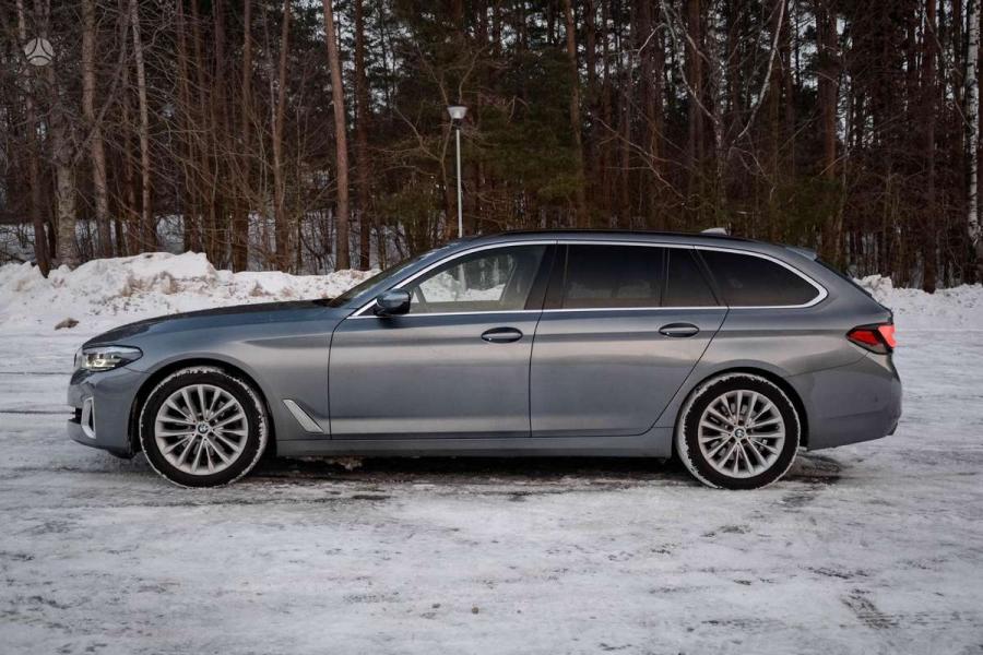 Pelēks BMW 520 2021 Elektrėnai, ar dzinēja tilpumu 2.00 L un nobraukumu 235 tūkst. km par 20900 €, foto 8 vietnē AUTOMOTO.COM.LV
