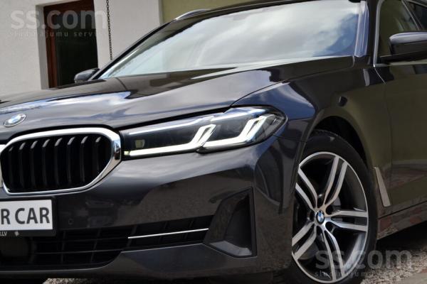 Grey BMW 520 2021 in Tukums, with an engine capacity of 2.00 L and mileage of 206 thousand km for 26990 €, photo 5 on AUTOMOTO.COM.LV