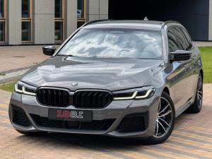 Grey BMW 520 2022 in Riga, with an engine capacity of 2.00 L and mileage of 182 thousand km for 24900 €, photo  on AUTOMOTO.COM.LV