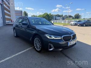 Pelēks BMW 520 2023 Rīga, ar dzinēja tilpumu 2.00 L un nobraukumu 91 tūkst. km par 34900 €, foto 1 vietnē AUTOMOTO.COM.LV