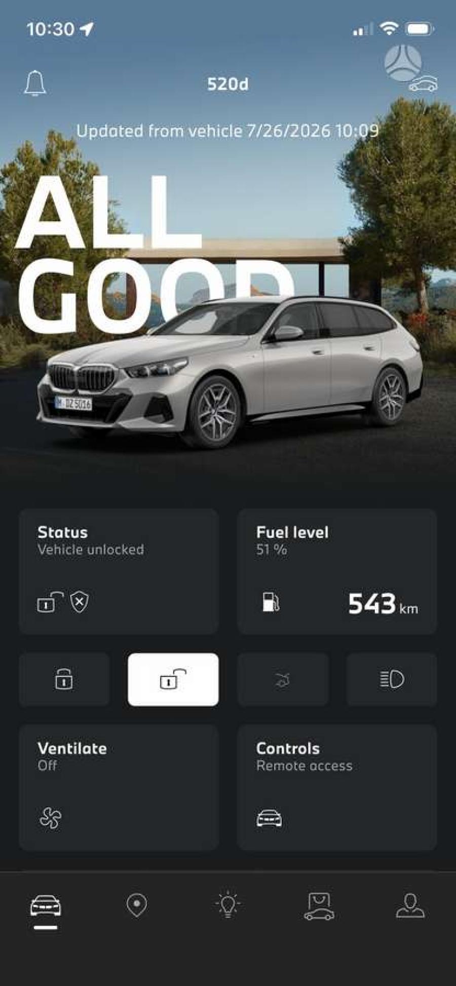 Pelēks BMW 520 2024 Telšiai, ar dzinēja tilpumu 2.00 L un nobraukumu 48 tūkst. km par 54800 €, foto 59 vietnē AUTOMOTO.COM.LV