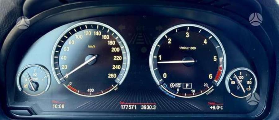BMW 520 2013 in Siauliai, with an engine capacity of 2.00 L and mileage of 178 thousand km for 13550 €, photo 32 on AUTOMOTO.COM.LV
