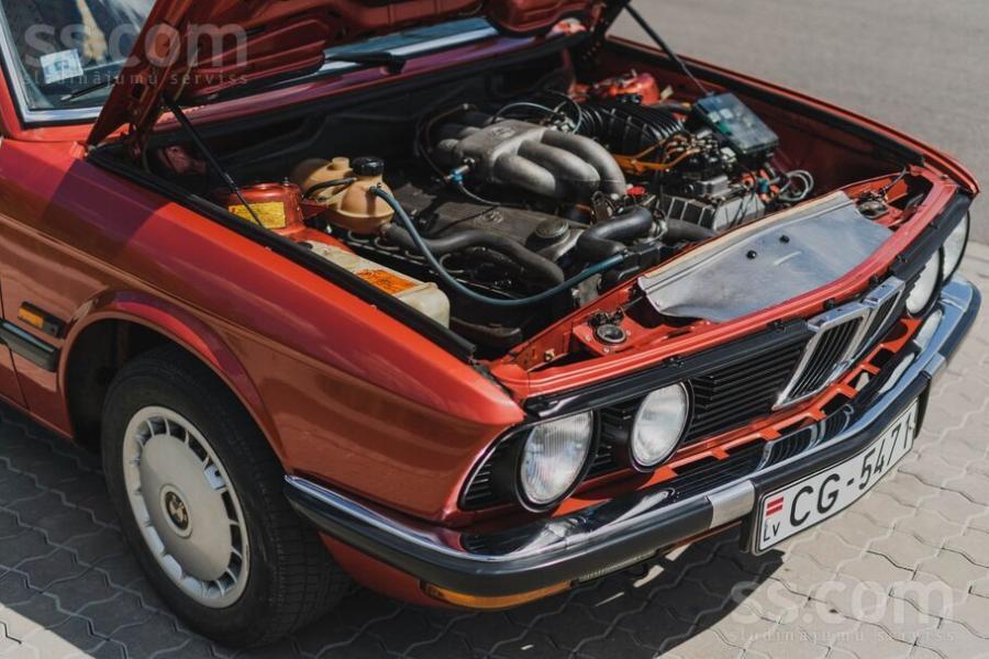 Красный БМВ 520 1982 в Елгава, объемом двигателя 2.00 л и пробегом 182 тыс. км за 9500 €, фото 8 на AUTOMOTO.COM.LV