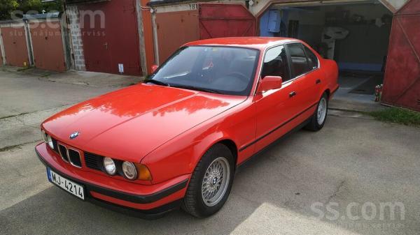 Sarkans BMW 520 1990 Rīga, ar dzinēja tilpumu 2.00 L un nobraukumu 261 tūkst. km par 9000 €, foto 1 vietnē AUTOMOTO.COM.LV