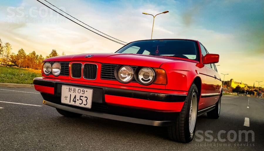 Sarkans BMW 520 1990 Rīga, ar dzinēja tilpumu 2.00 L un nobraukumu 261 tūkst. km par 9000 €, foto 6 vietnē AUTOMOTO.COM.LV