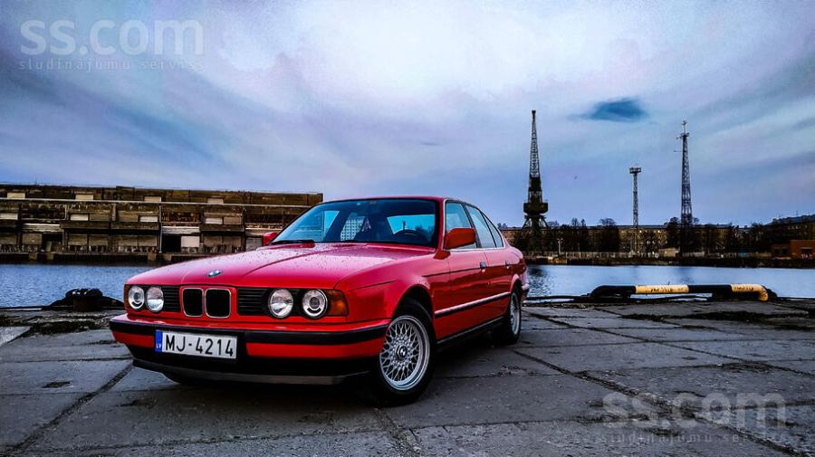 Sarkans BMW 520 1990 Rīga, ar dzinēja tilpumu 2.00 L un nobraukumu 261 tūkst. km par 9000 €, foto 7 vietnē AUTOMOTO.COM.LV