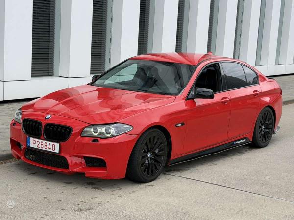Sarkans BMW 520 2010 Viļņa, ar dzinēja tilpumu 2.00 L un nobraukumu 270 tūkst. km par 8500 €, foto 4 vietnē AUTOMOTO.COM.LV