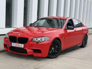 Sarkans BMW 520 2010 Viļņa, ar dzinēja tilpumu 2.00 L un nobraukumu 270 tūkst. km par 8500 €, foto  vietnē AUTOMOTO.COM.LV
