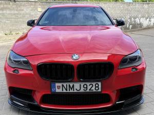 Red BMW 520 2012 in Vilnius, with an engine capacity of 2.00 L and mileage of 281 thousand km for 7800 €, photo 3 on AUTOMOTO.COM.LV