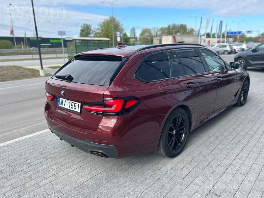 Sarkans BMW 520 2020 Rīga, ar dzinēja tilpumu 2.00 L un nobraukumu 71 tūkst. km par 32400 €, foto 4 vietnē AUTOMOTO.COM.LV