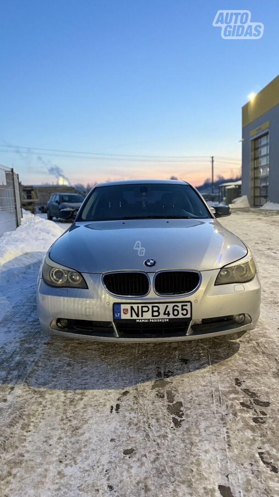 BMW 520 2003 in Vilnius, with an engine capacity of 2.20 L and mileage of 261 thousand km for 1700 €, photo 1 on AUTOMOTO.COM.LV