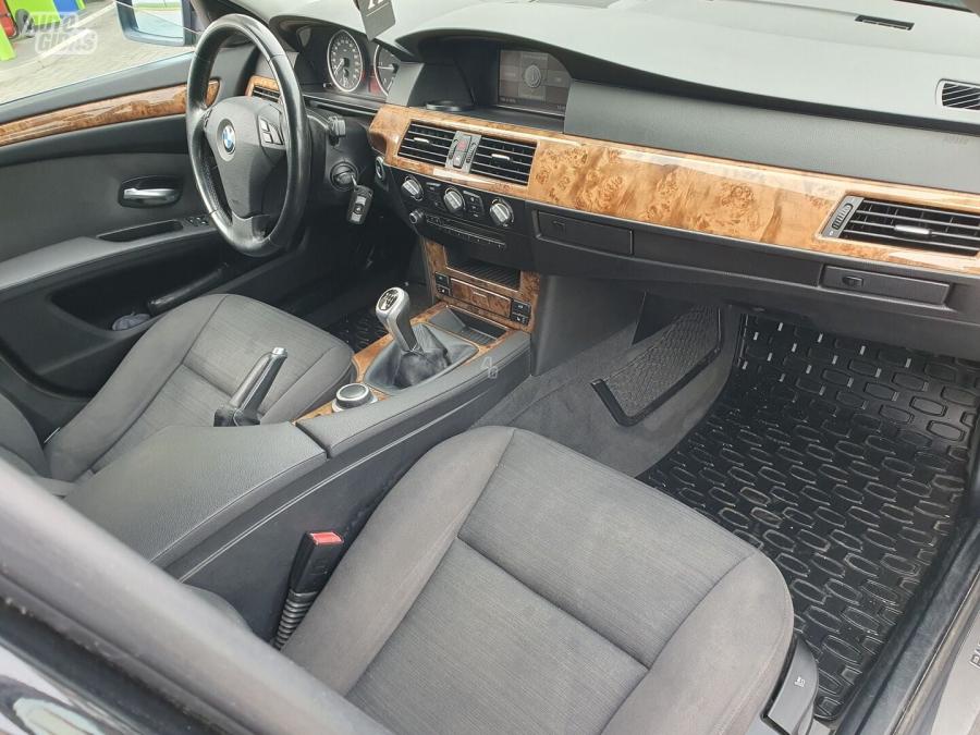 BMW 520 2008 in Kaunas, with an engine capacity of 2.00 L and mileage of 280 thousand km for 2950 €, photo 10 on AUTOMOTO.COM.LV