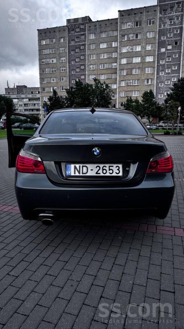 BMW 520 2008 in Liepaja, with an engine capacity of 2.00 L and mileage of 255 thousand km for 6500 €, photo 5 on AUTOMOTO.COM.LV