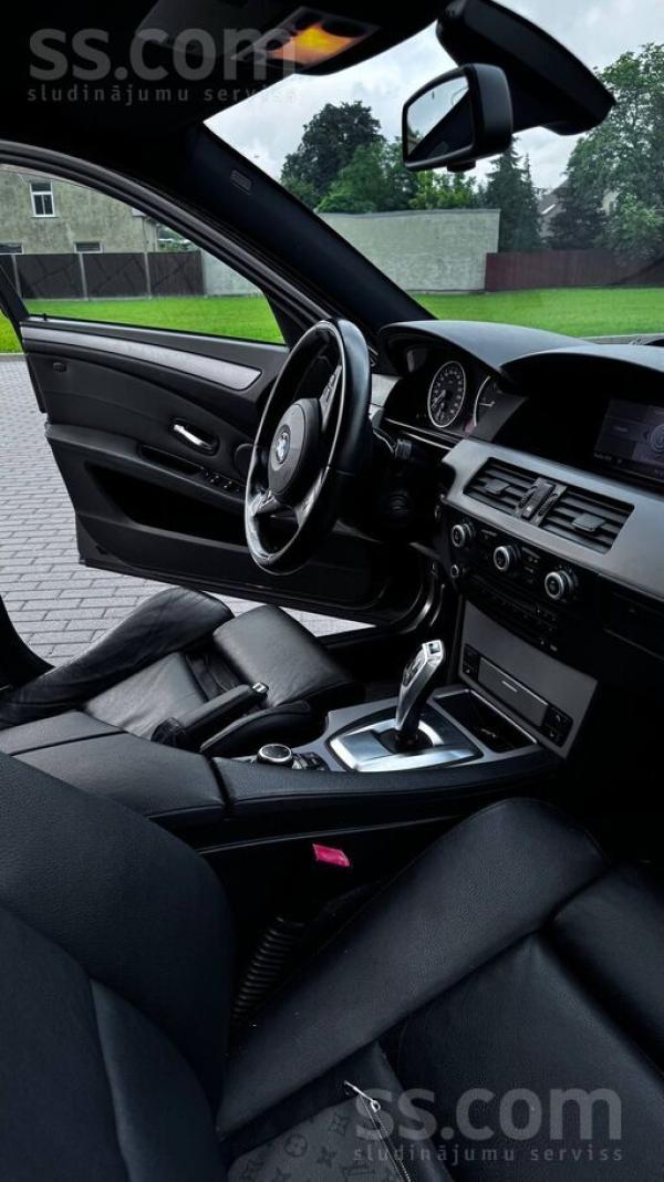 BMW 520 2008 in Liepaja, with an engine capacity of 2.00 L and mileage of 255 thousand km for 6500 €, photo 7 on AUTOMOTO.COM.LV