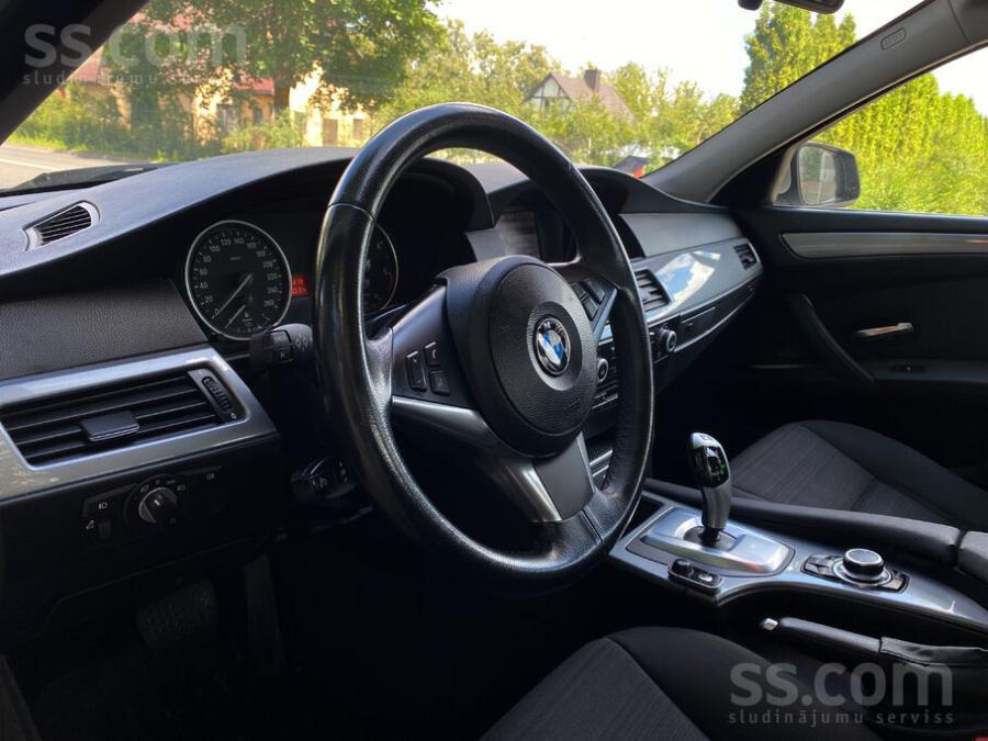BMW 520 2009 in Jelgava, with an engine capacity of 2.00 L and mileage of 309 thousand km for 3500 €, photo 5 on AUTOMOTO.COM.LV