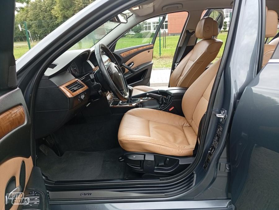 BMW 520 2009 in Vilnius, with an engine capacity of 2.00 L and mileage of 214 thousand km for 5000 €, photo 23 on AUTOMOTO.COM.LV
