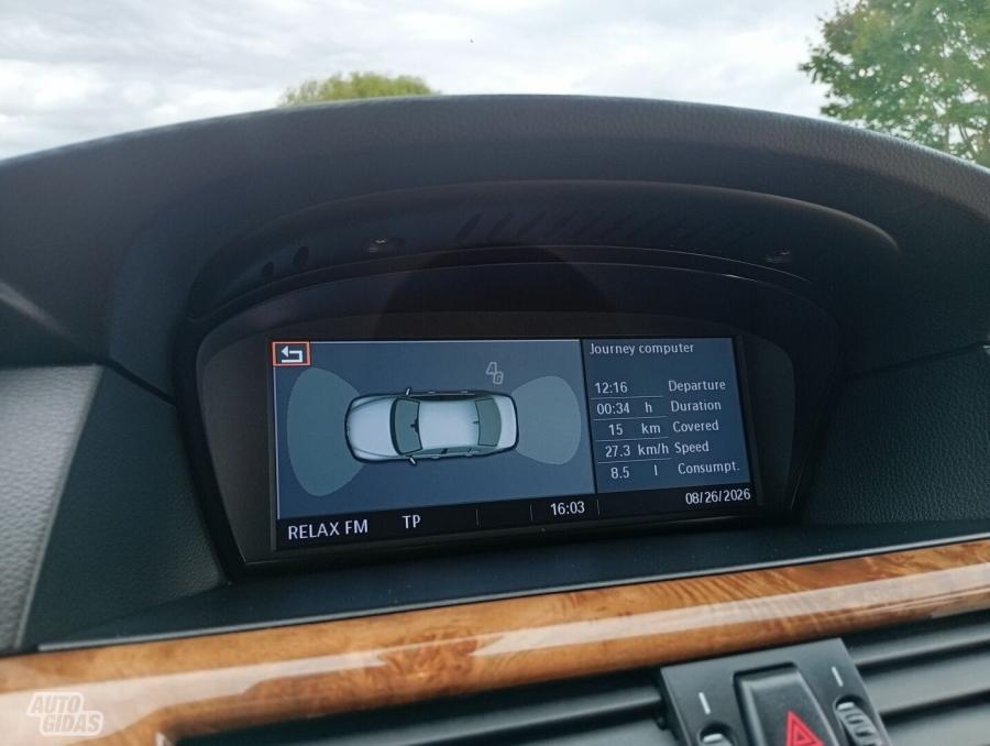 BMW 520 2009 in Vilnius, with an engine capacity of 2.00 L and mileage of 214 thousand km for 5000 €, photo 30 on AUTOMOTO.COM.LV