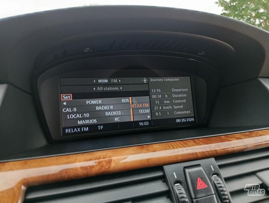 BMW 520 2009 in Vilnius, with an engine capacity of 2.00 L and mileage of 214 thousand km for 5000 €, photo 35 on AUTOMOTO.COM.LV