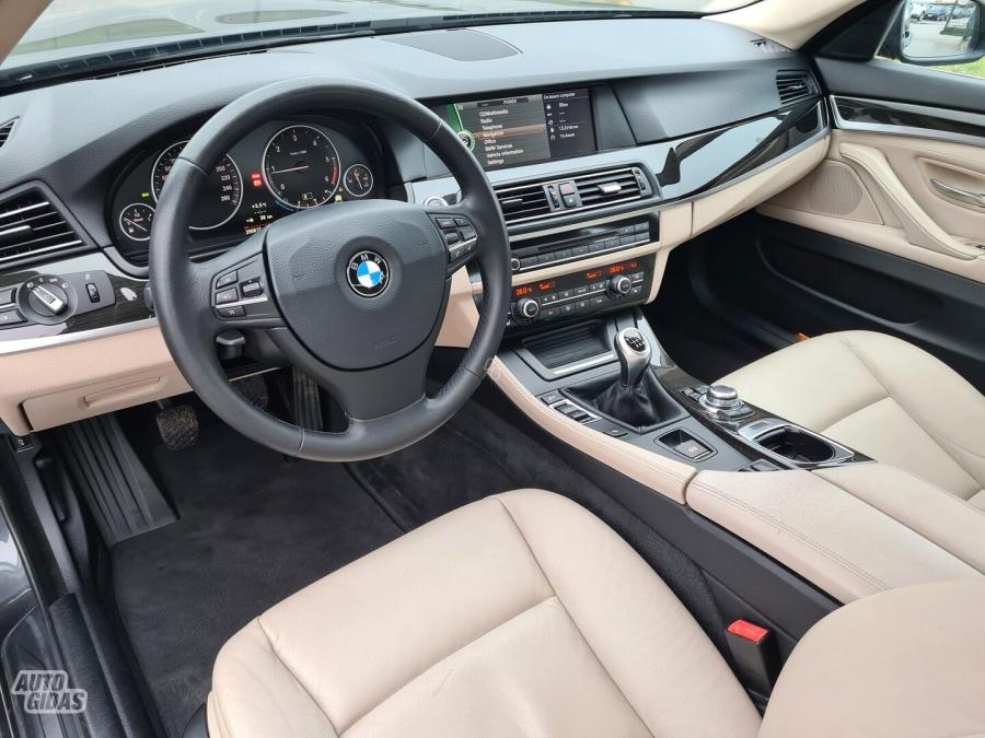 BMW 520 2011 in Kaunas, with an engine capacity of 2.00 L and mileage of 350 thousand km for 7500 €, photo 14 on AUTOMOTO.COM.LV