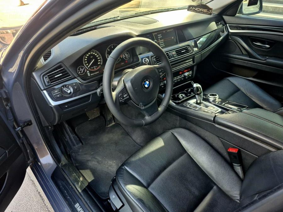 BMW 520 2012 in Vilnius, with an engine capacity of 2.00 L and mileage of 240 thousand km for 8850 €, photo 12 on AUTOMOTO.COM.LV