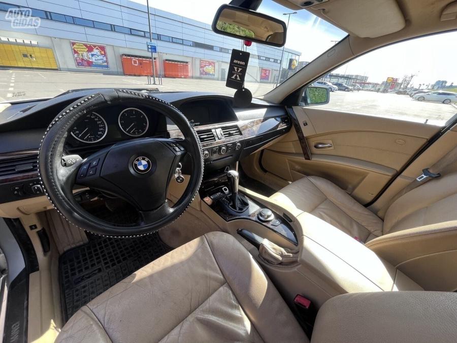 BMW 520 2006 in Vilnius, with an engine capacity of 2.00 L and mileage of 400 thousand km for 2200 €, photo 8 on AUTOMOTO.COM.LV