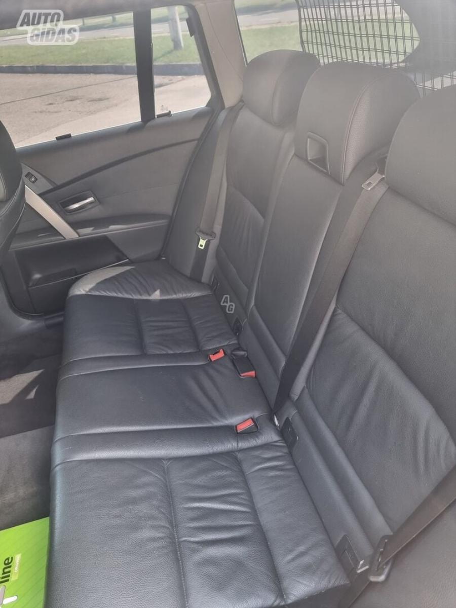 BMW 520 2006 in Panevezys, with an engine capacity of 2.00 L and mileage of 282 thousand km for 2700 €, photo 14 on AUTOMOTO.COM.LV