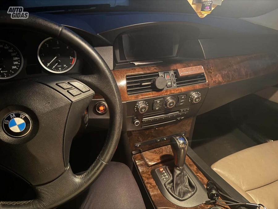 BMW 520 2006 Viļņa, ar dzinēja tilpumu 2.00 L un nobraukumu 361 tūkst. km par 2600 €, foto 5 vietnē AUTOMOTO.COM.LV