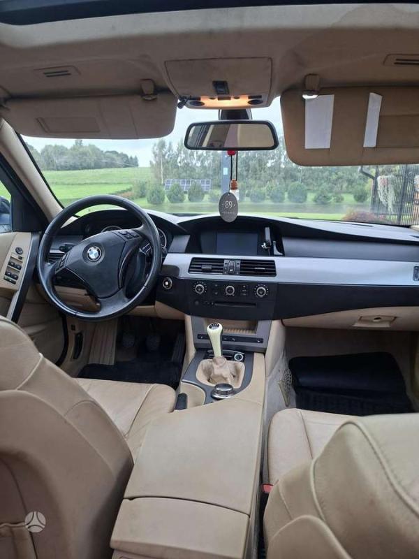 BMW 520 2006 in Alytus, with an engine capacity of 2.00 L and mileage of 380 thousand km for 2600 €, photo 7 on AUTOMOTO.COM.LV