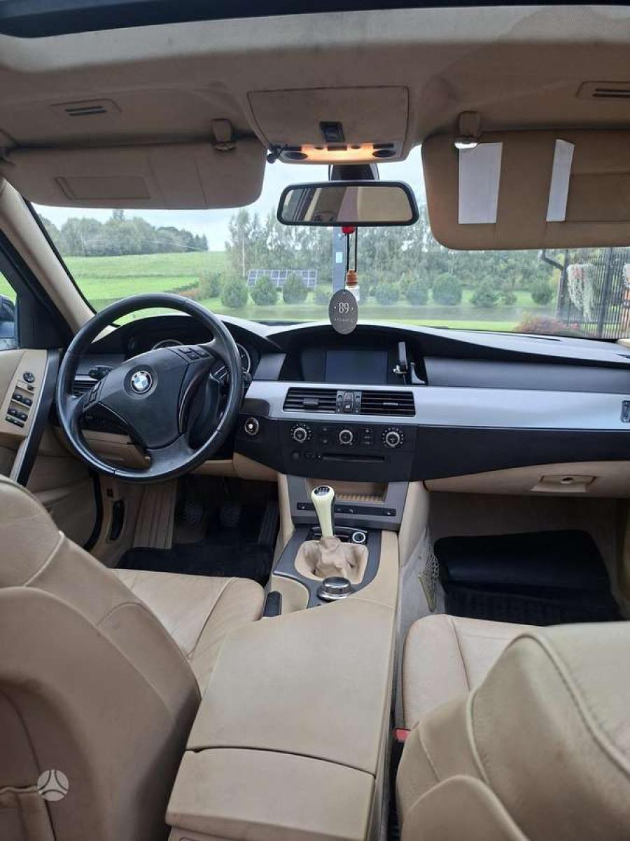 BMW 520 2006 in Alytus, with an engine capacity of 2.00 L and mileage of 380 thousand km for 2600 €, photo 7 on AUTOMOTO.COM.LV