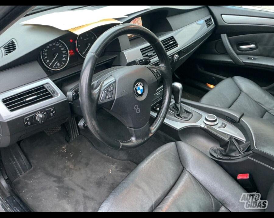 BMW 520 2007 Viļņa, ar dzinēja tilpumu 2.00 L un nobraukumu 389 tūkst. km par 2999 €, foto 4 vietnē AUTOMOTO.COM.LV