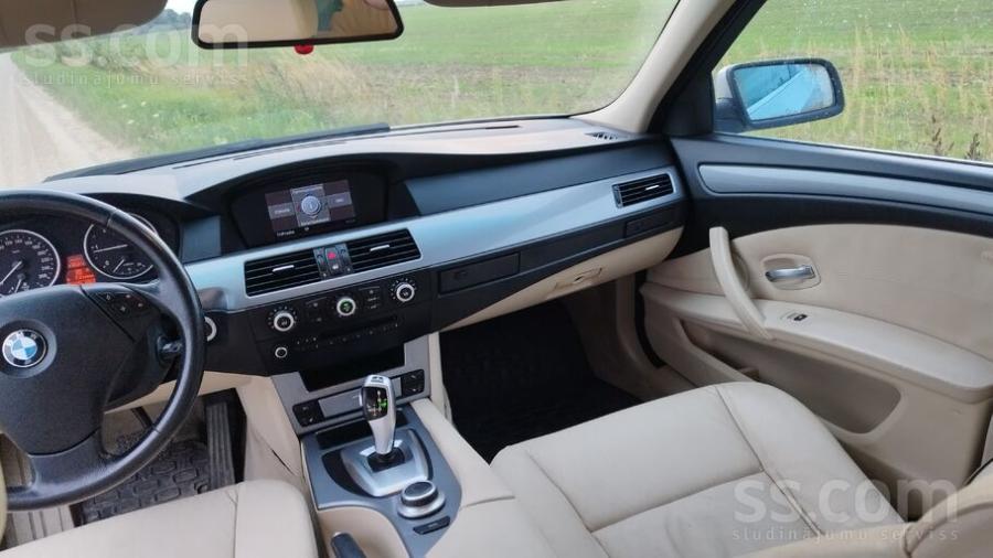 BMW 520 2008 Jēkabpils, ar dzinēja tilpumu 2.00 L un nobraukumu 261 tūkst. km par 9990 €, foto 10 vietnē AUTOMOTO.COM.LV