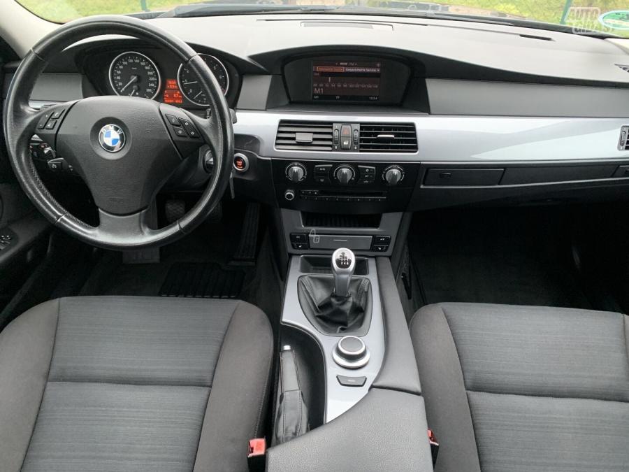 BMW 520 2008 in Kaunas, with an engine capacity of 2.00 L and mileage of 244 thousand km for 3999 €, photo 11 on AUTOMOTO.COM.LV