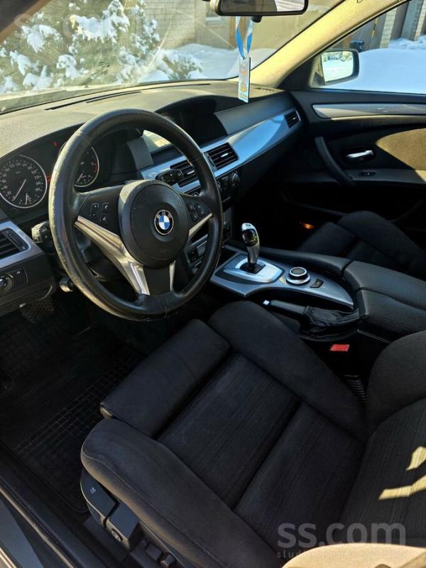BMW 520 2008 in Cesis, with an engine capacity of 2.00 L and mileage of 343 thousand km for 3950 €, photo 5 on AUTOMOTO.COM.LV
