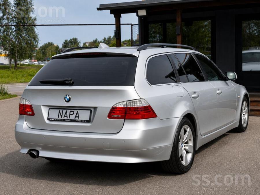 BMW 520 2009 in Riga, with an engine capacity of 2.00 L and mileage of 338 thousand km for 3850 €, photo 9 on AUTOMOTO.COM.LV