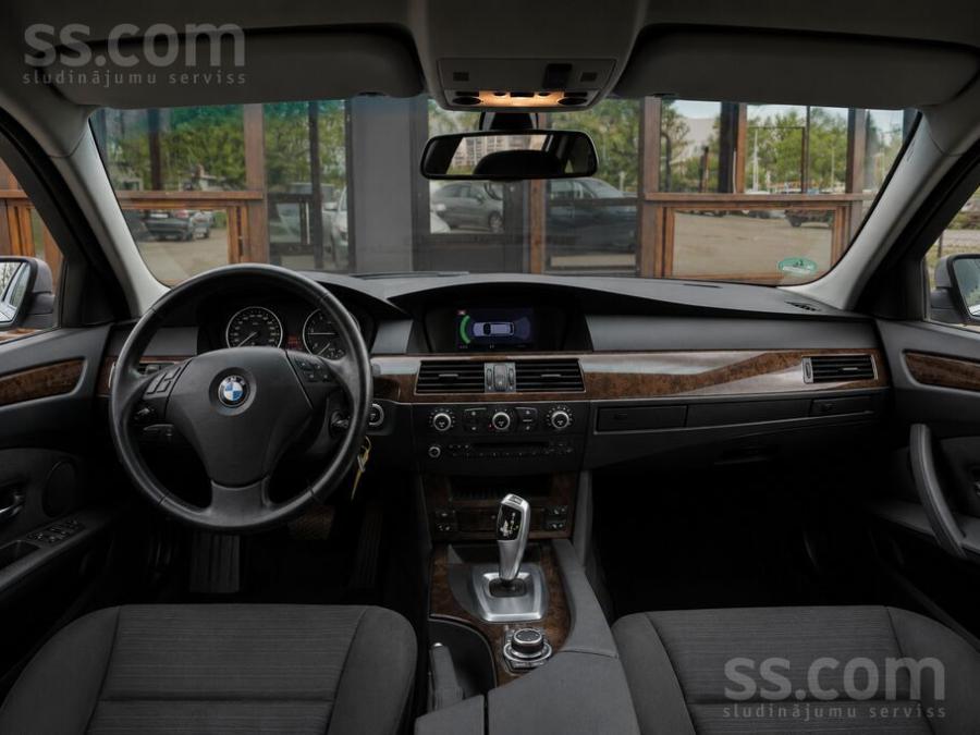 BMW 520 2009 in Riga, with an engine capacity of 2.00 L and mileage of 338 thousand km for 3850 €, photo 14 on AUTOMOTO.COM.LV