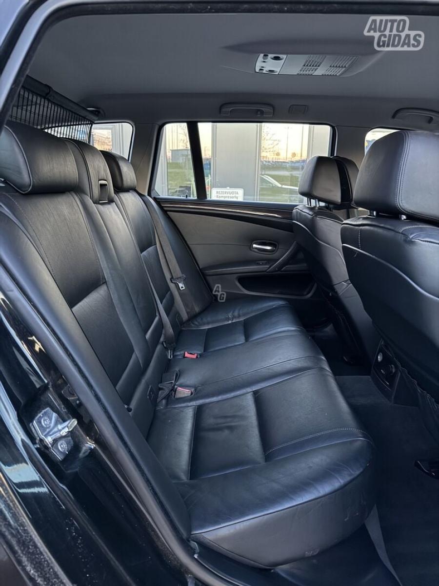 BMW 520 2009 in Kaunas, with an engine capacity of 2.00 L and mileage of 376 thousand km for 3450 €, photo 13 on AUTOMOTO.COM.LV