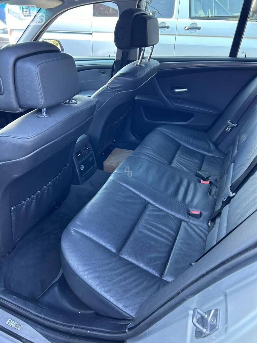BMW 520 2009 in Vilnius, with an engine capacity of 2.00 L and mileage of 230 thousand km for 1500 €, photo 11 on AUTOMOTO.COM.LV
