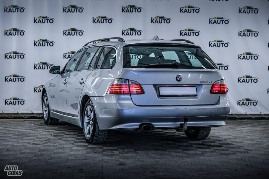 BMW 520 2010 in Kaunas, with an engine capacity of 2.00 L and mileage of 305 thousand km for 5290 €, photo 5 on AUTOMOTO.COM.LV