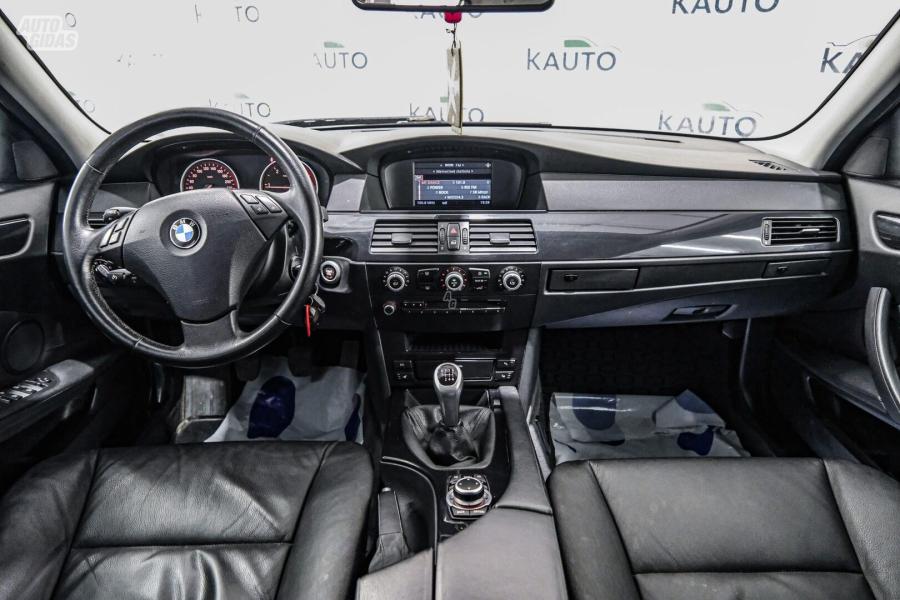 BMW 520 2010 in Kaunas, with an engine capacity of 2.00 L and mileage of 305 thousand km for 5290 €, photo 9 on AUTOMOTO.COM.LV