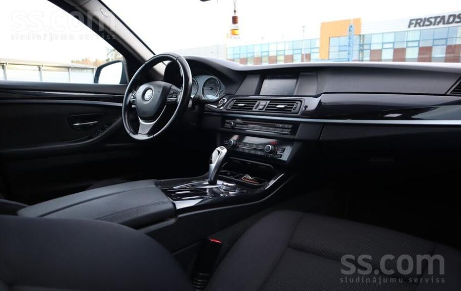 BMW 520 2012 in Riga, with an engine capacity of 2.00 L and mileage of 388 thousand km for 5999 €, photo 14 on AUTOMOTO.COM.LV