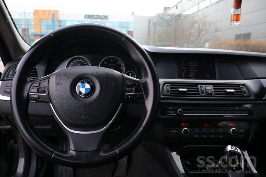 BMW 520 2012 in Riga, with an engine capacity of 2.00 L and mileage of 388 thousand km for 5999 €, photo 15 on AUTOMOTO.COM.LV