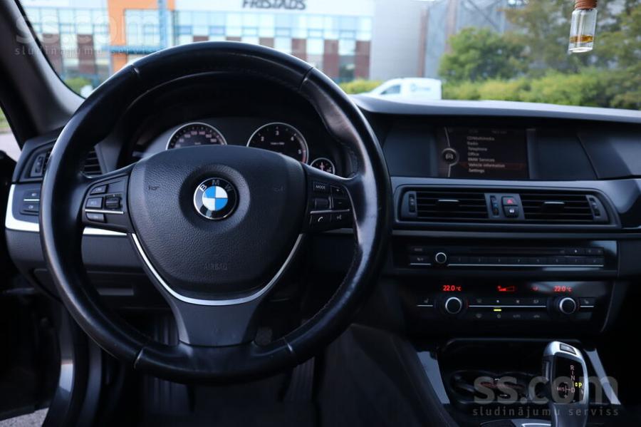 BMW 520 2012 in Riga, with an engine capacity of 2.00 L and mileage of 388 thousand km for 5990 €, photo 15 on AUTOMOTO.COM.LV