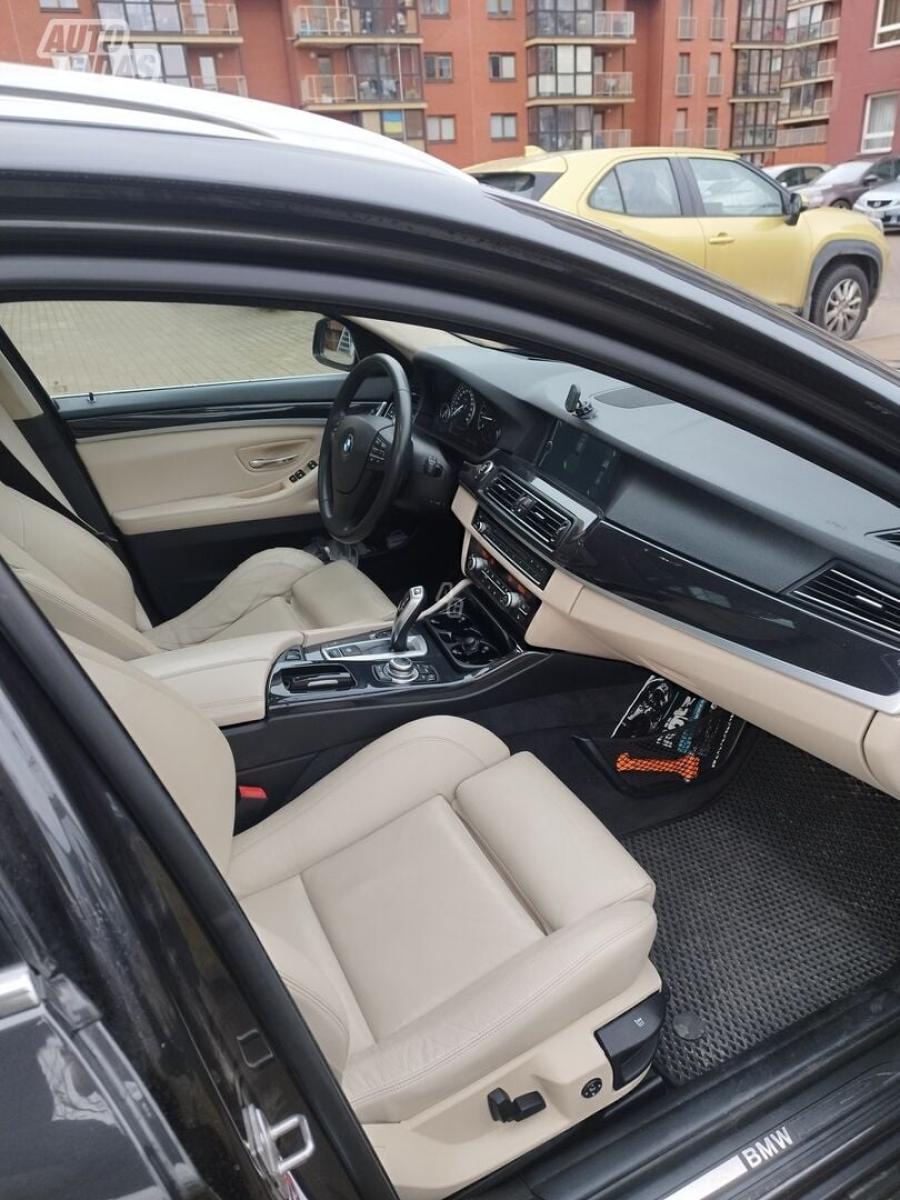 BMW 520 2012 in Vilnius, with an engine capacity of 2.00 L and mileage of 354 thousand km for 8250 €, photo 12 on AUTOMOTO.COM.LV