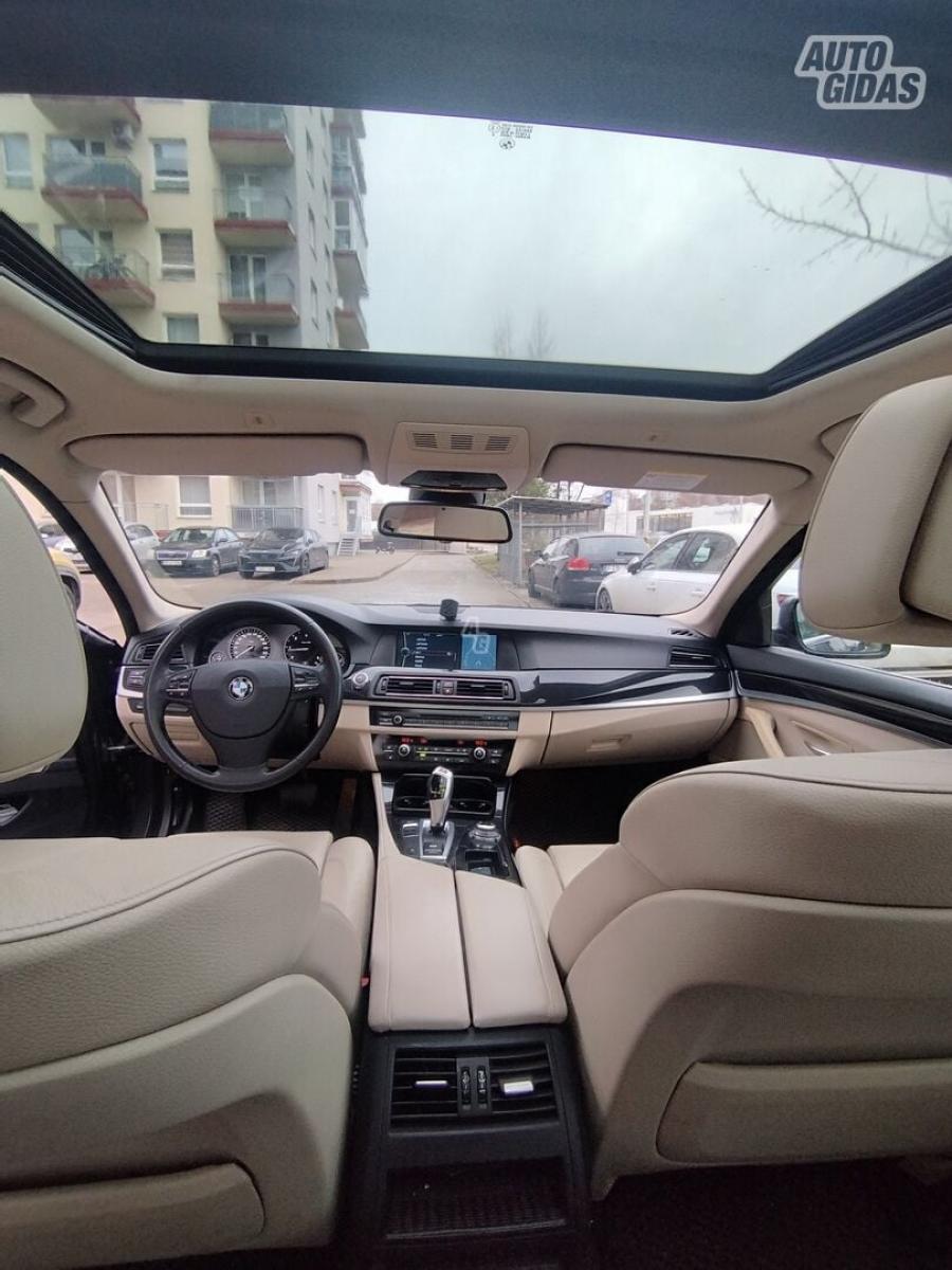 BMW 520 2012 in Vilnius, with an engine capacity of 2.00 L and mileage of 354 thousand km for 8250 €, photo 18 on AUTOMOTO.COM.LV