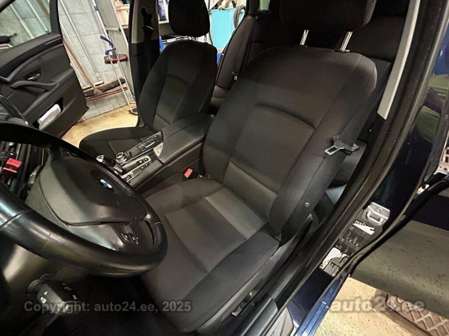 BMW 520 2013 in Tallinn, with an engine capacity of 2.00 L and mileage of 210 thousand km for 9999 €, photo 11 on AUTOMOTO.COM.LV