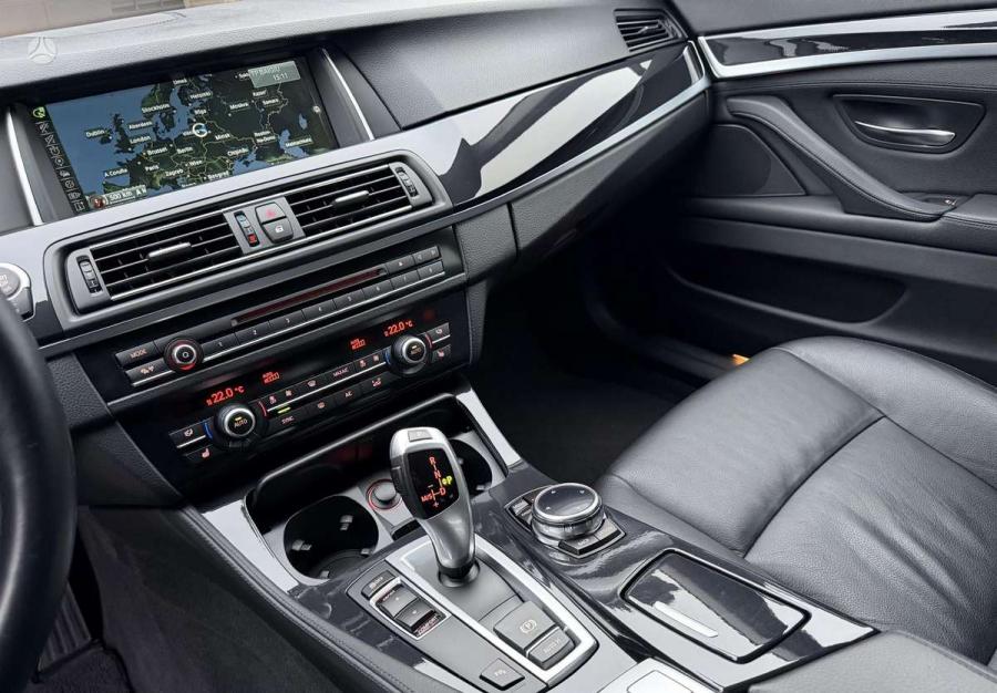 BMW 520 2013 in Kaunas, with an engine capacity of 2.00 L and mileage of 309 thousand km for 9590 €, photo 27 on AUTOMOTO.COM.LV