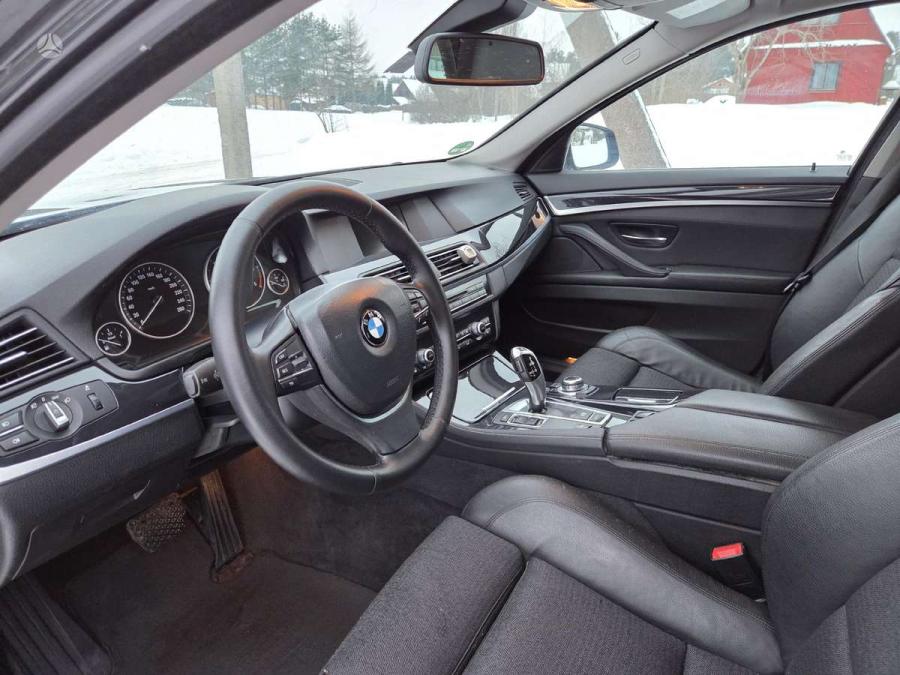 BMW 520 2013 in Ignalina, with an engine capacity of 2.00 L and mileage of 299 thousand km for 6900 €, photo 9 on AUTOMOTO.COM.LV